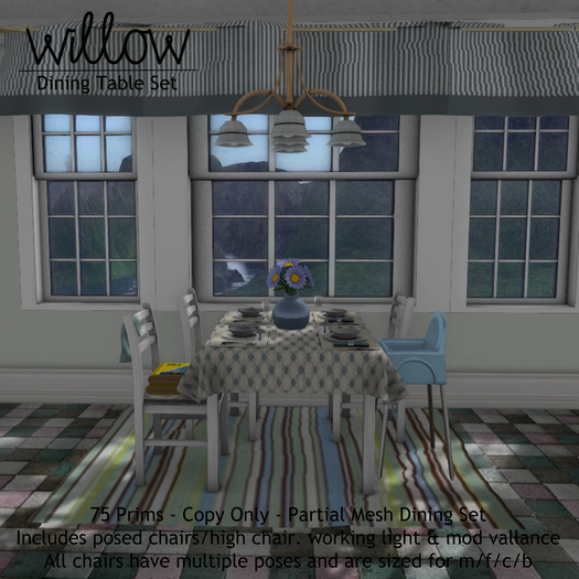Second Life Marketplace - Willow Dining Room